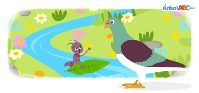 La paloma y la hormiga | Árbol ABC